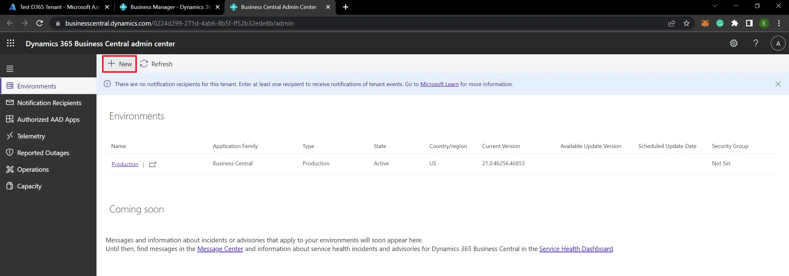 How To Create A Sandbox Environment In Business Central Cloud NAVUSER How To Create A Sandbox Environment In Business Central Cloud NAVUSER