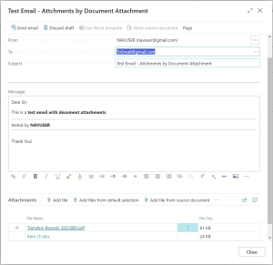 How to Send Email with Attachments - Simple AL Program in BC - NAVUSER
